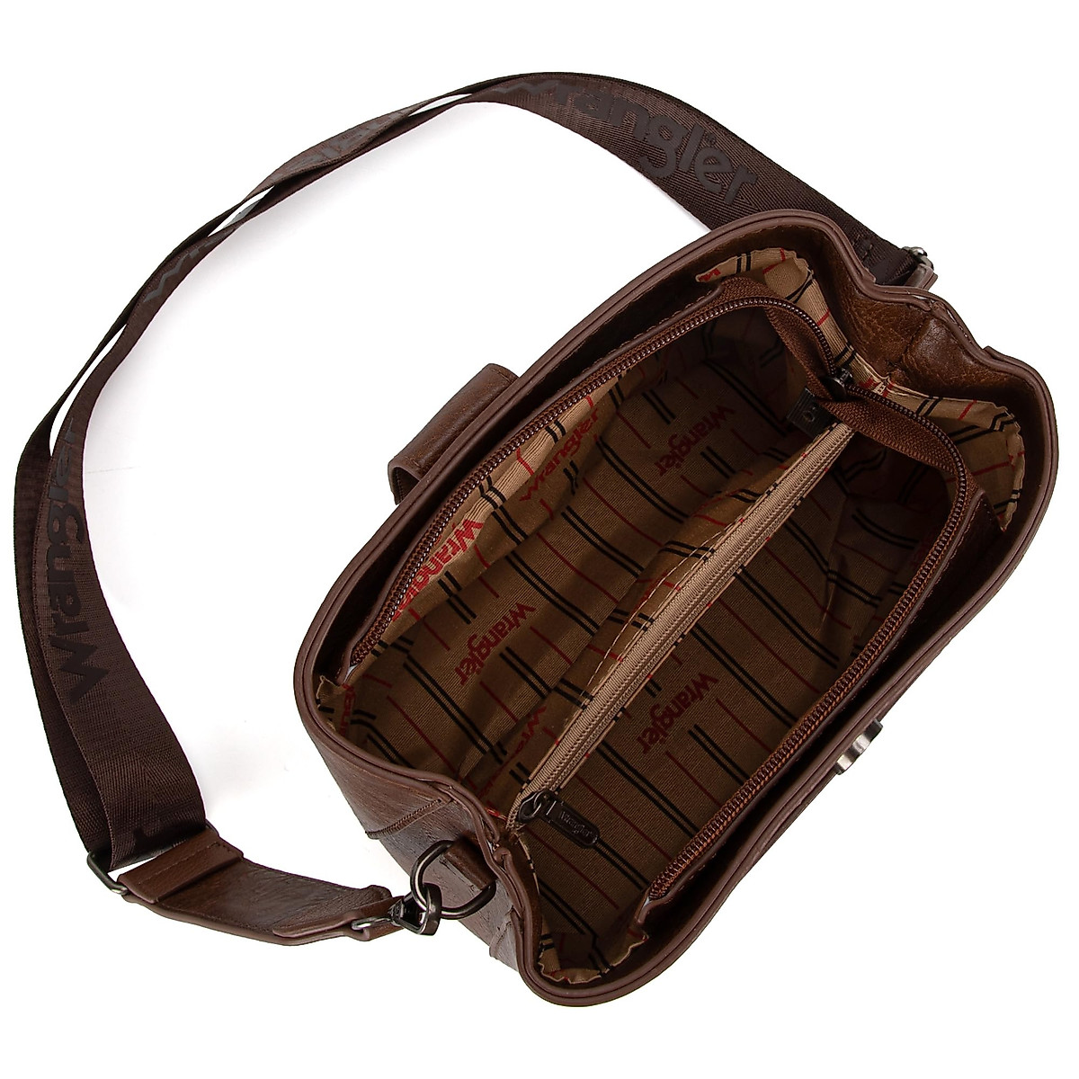 Wrangler Vintage Crossbody Purses for Women Purses and Handbags for Gift WG114-110BR