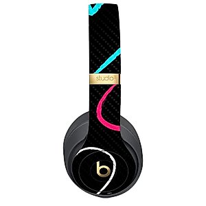 MightySkins Carbon Fiber Skin for Beats Studio 3 Wireless - Hearts | Protective, Durable Textured Carbon Fiber Finish | Easy to Apply, Remove, and Change Styles | Made in The USA (CF-BESTU3WI-Hearts)