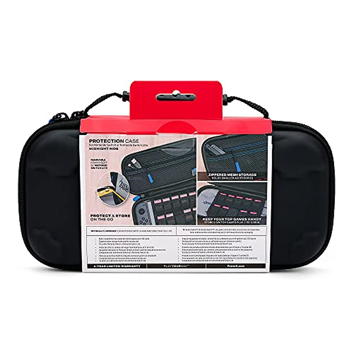 PowerA Protection Case for Nintendo Switch or Nintendo Switch Lite - Zelda: Midnight Ride, Protective Case, Gaming Case, Console Case - Nintendo Switch