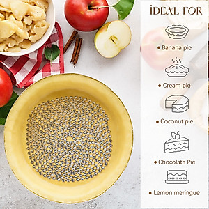 Ferraycle 2 Pieces Pie Weights for Baking Pie Crust Weights Chain Stainless Steel Baking Beads Pie Weights for Dough Kitchen Cooking (6 Ft, 10 Ft)