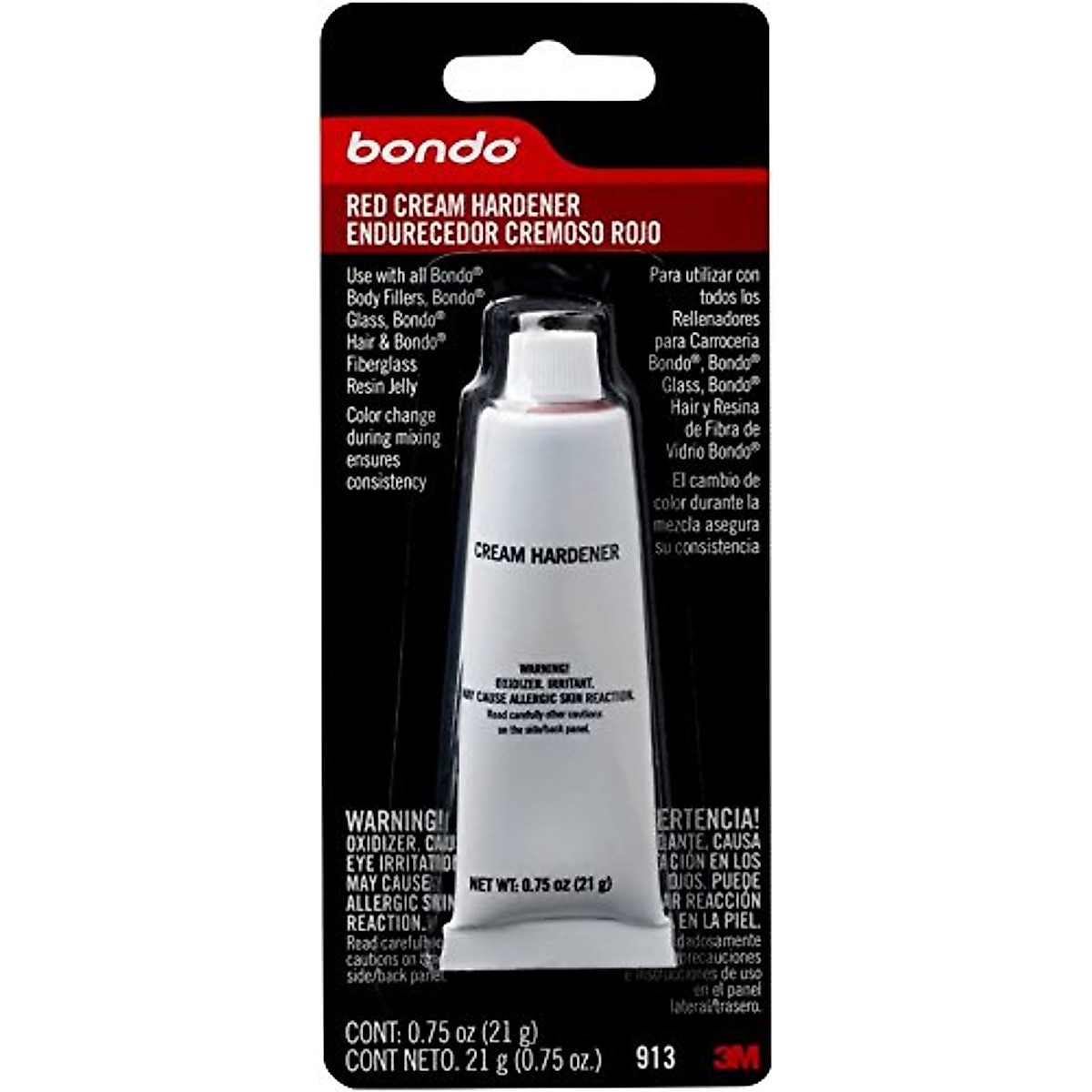 3M Bondo Red Cream Hardener .75oz Tube #913