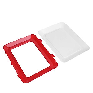 Zerodis Food Preservation Trays Reusable Food Preservation Tray Vacuum Seal Stackable Food Storage Container Kitchen Tools