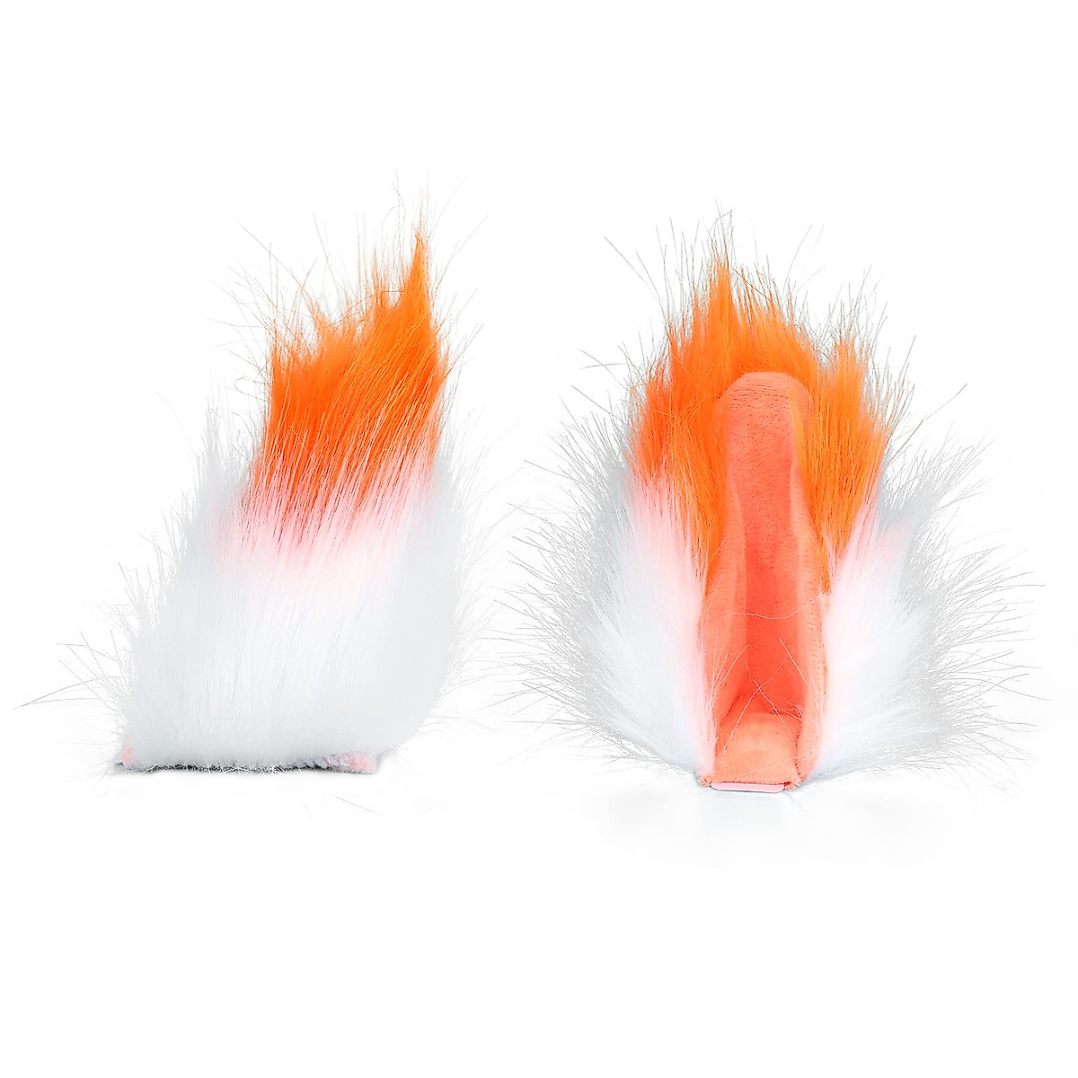 HAOAN Faux Fur Fox Tail and Clip Ears Kit for Halloween Party Costume Accessories Xmas Toys Gift