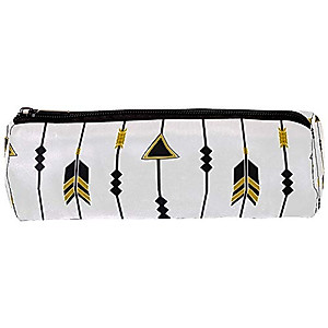 Tribal Arrows Pattern Pencil Bag Pen Case Stationary Case Pencil Pouch Desk Organizer Makeup Cosmetic Bag for School Office