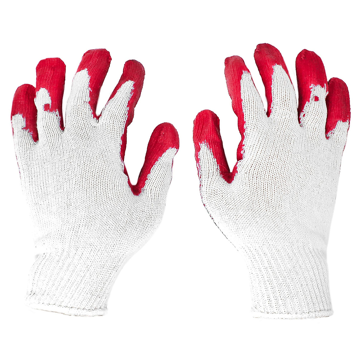 CBC Crown PREMIUM Non-Slip Red Latex Rubber Palm Coated Work Safety Gloves Garden Gloves (300 PAIRS)