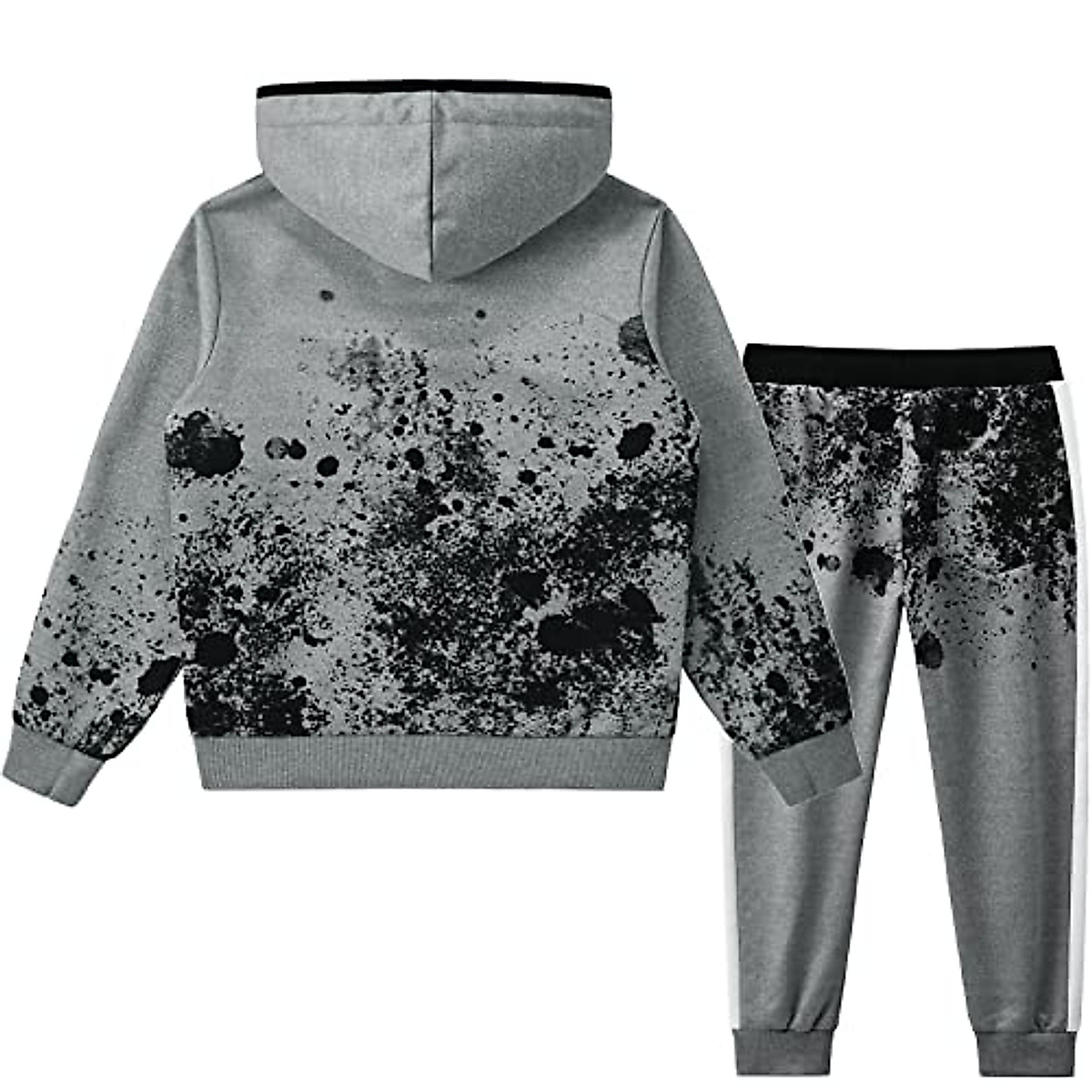 W JIANWANG Boys' Tracksuits Kids Activewear Boys Clothing Sets Jogger Sweat Suits Toddler Sweatsuit Track Active Jackets and Pants 2 Piece Outfits Size 2 3 4 5 6 7 8 JW-134-2-3T