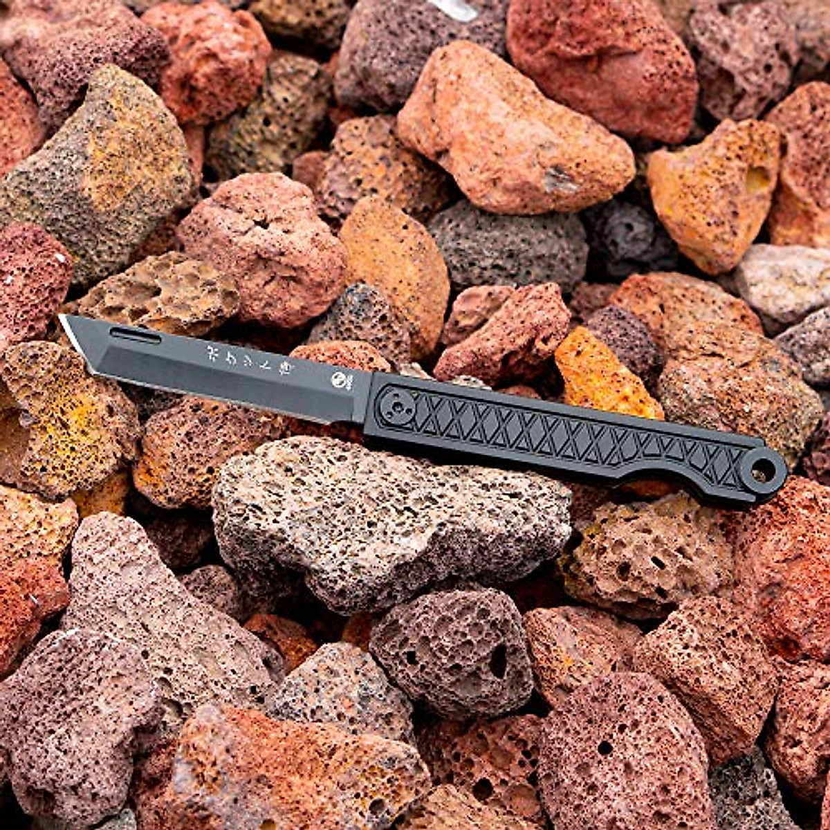 STATGEAR Pocket Samurai Folding Tanto Micro Knife - Slipjoint Edition | Small EDC Mini Knife | Black