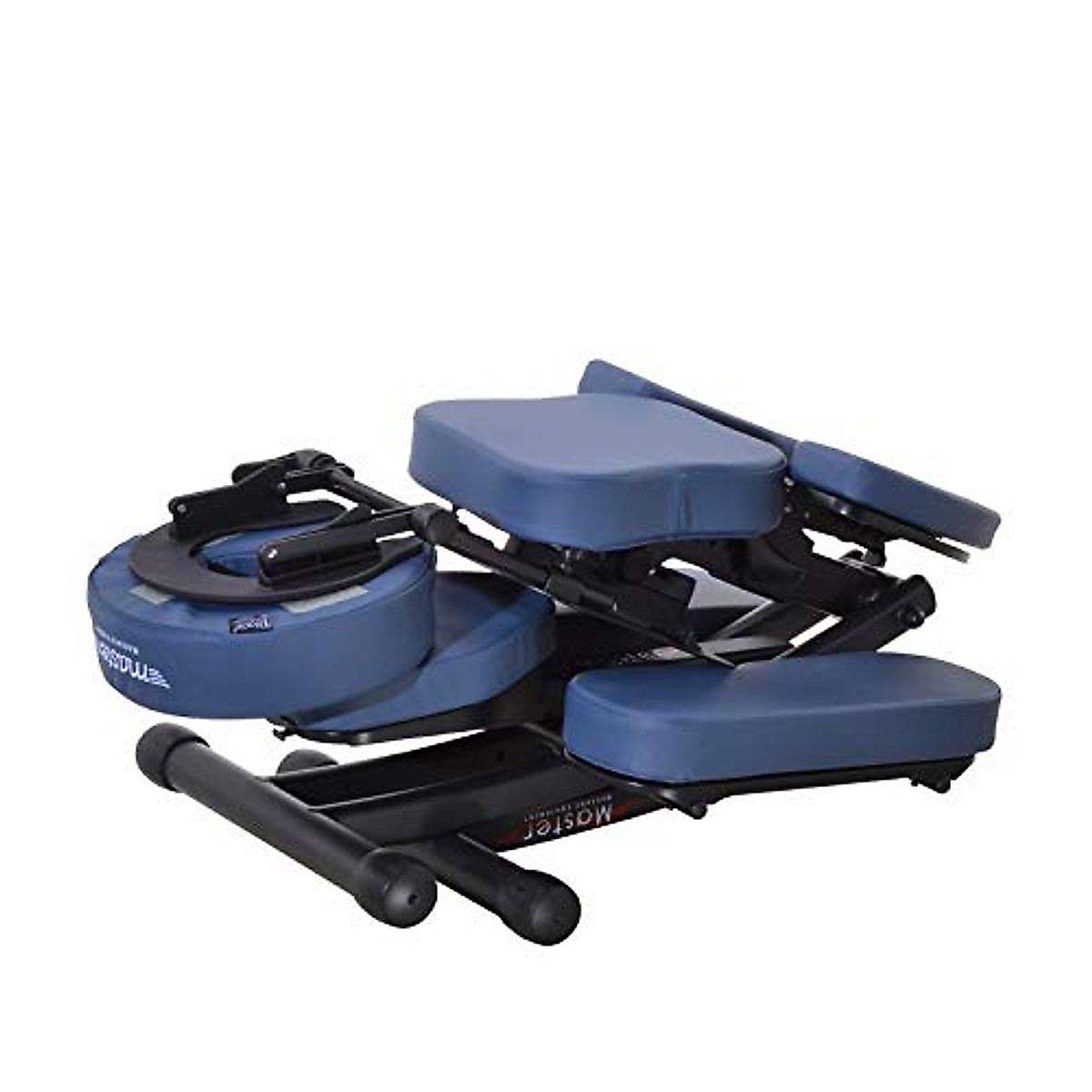 Master Massage Rio Portable Massage Chair - Royal Blue, Lightweight 24 lbs, Aluminum Foldable Frame, Fully Adjustable