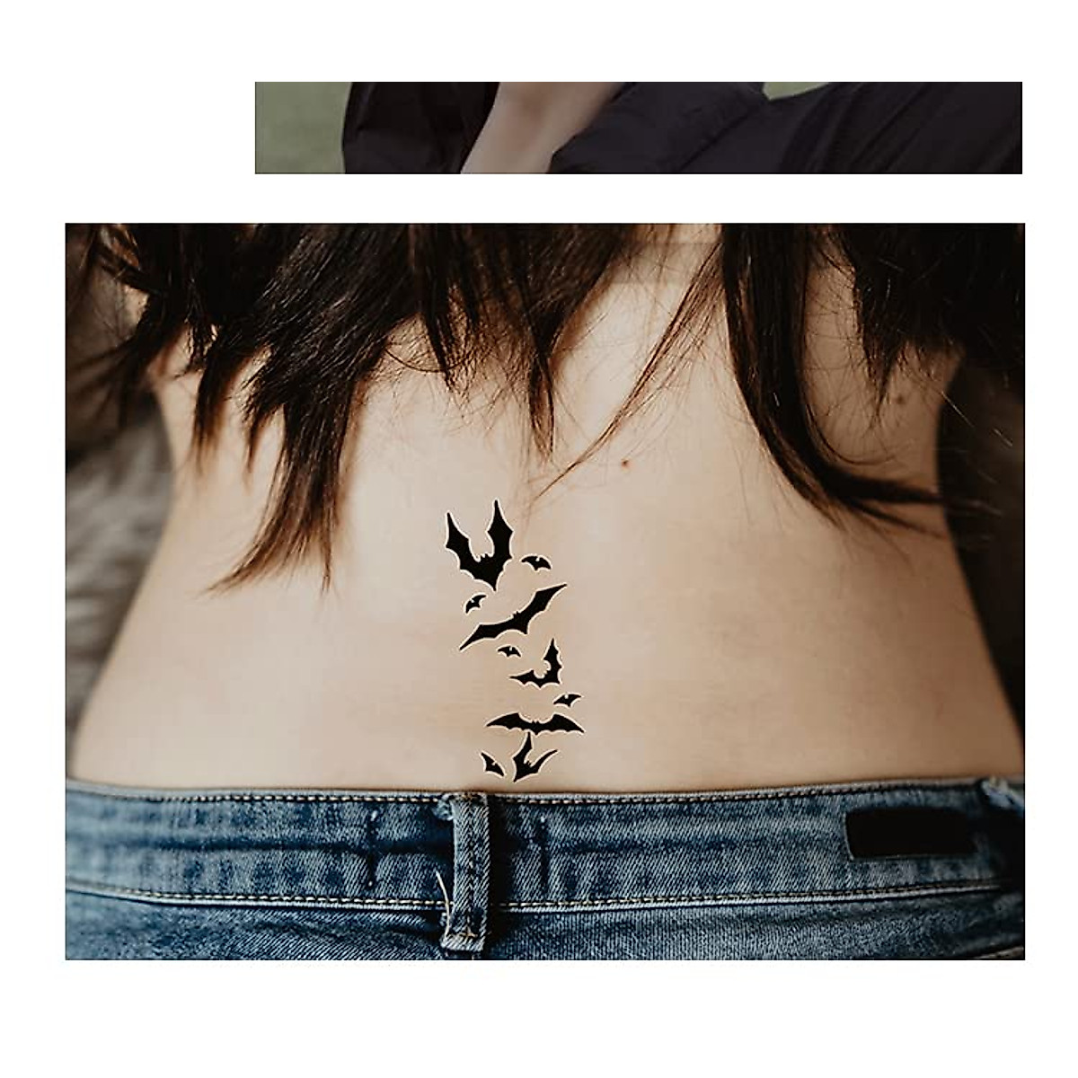 30 Different Patterns Dark Tattoo Stickers Waterproof Lasting Simulation Tattoo Unisex Temporary Stickers (F)