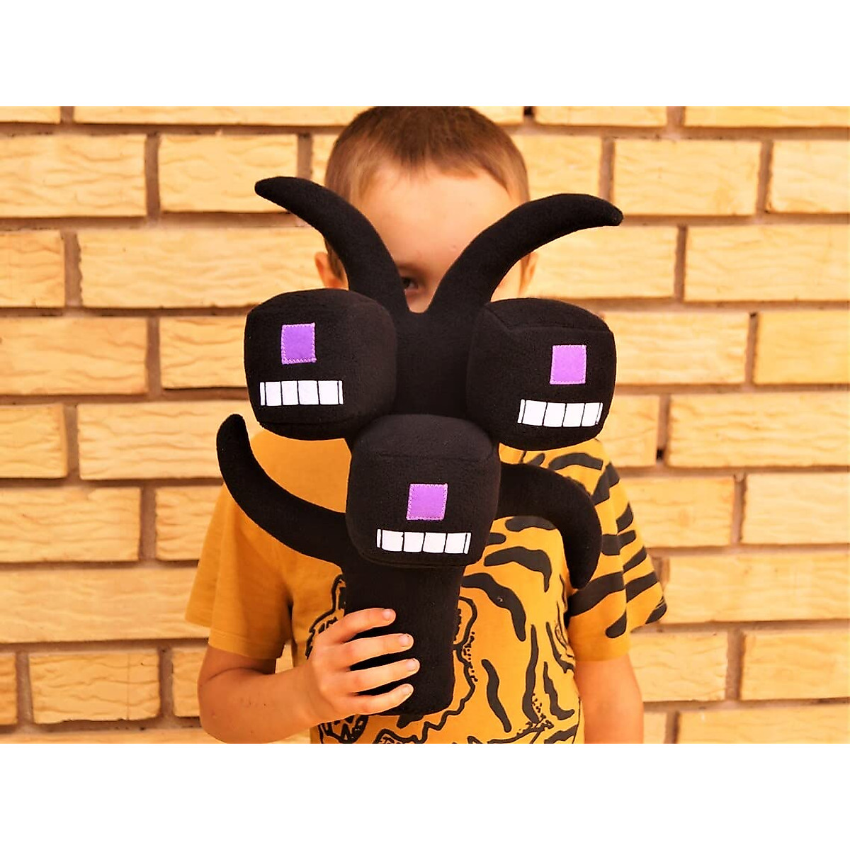 EASELR WeightedPlush 13 Inch Withe Plush Toys, Game Black Stuffed Plushie Doll Gift for Collectible Decoration Kids Game Fans