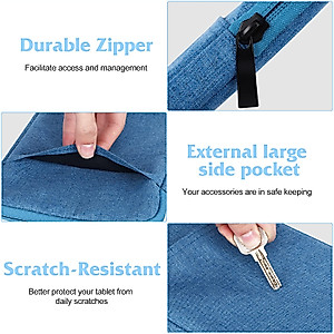 UrbanX 8 Inch Tablet Case for Nvidia Shield Lightweight Portable Protective Bag Laptop with Dual Pockets