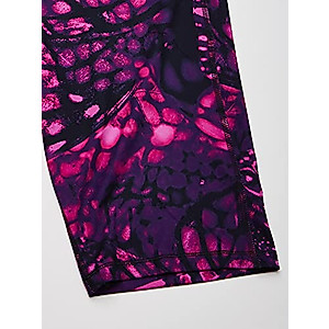 Just My Size Women's Plus Size Active Stretch Capri, Wingspan Plum Dream, 4X