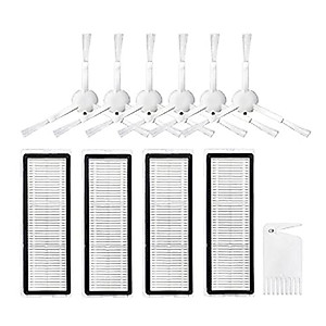 ORCOW Compatible with Xiaomi Mijia 1C 1T Mi Robot Vacuum Mop Dreame F9 Robotic Vacuum Cleaner Hepa Filter Main Side Brush Mop Cloth Accessories (Color : Set 16)