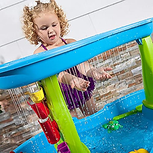 Step2 Rain Showers Splash Pond Water Table | Kids Water Play Table with 13-Pc Accessory Set
