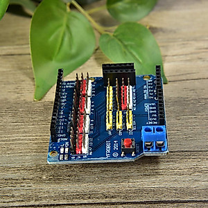 Comimark 2Pcs V5 Sensor Shield Expansion Board Shield for Arduino UNO R3 V5.0 Electric Module