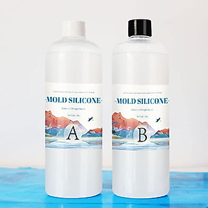 Silicone Mold Making Kit,Soap Mold Making Liquid Silicone - Silicone Mold Maker Ideal for Casting 3D Resins Molds, Candle Mould, 1:1 Mixing Ratio Yechun