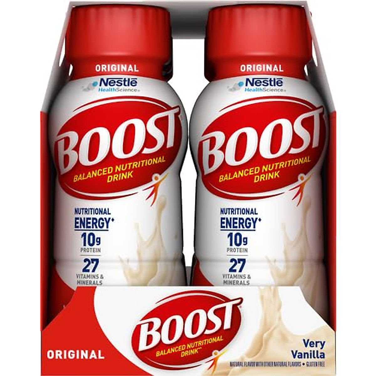 BOOST Original Balanced Nutritional Drink, Very Vanilla, 8 FL OZ (Pack of 6)