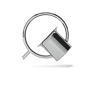 Umbra Quench Stainless Steel Watering Can, Pot for Outdoor or Indoor Plants, Medium