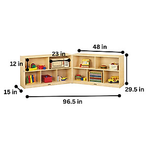 Jonti-Craft Low Mobile Fold-N-Lock