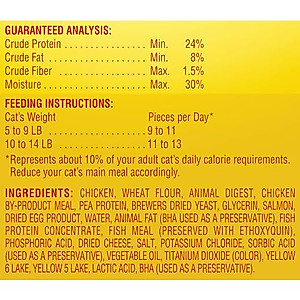 Meow Mix Irresistibles Soft Cat Treats, Salmon, 12 Ounce (Pack of 5)