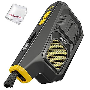 Nitecore Blowerbaby BB21 Electronic Cleaning Air Blower 2023 Version, 2.7kPa Dust Removal Wind Pressure, 80km/h Max Wind Speed, with Quick Release Brush, for Cameras Lens Cleaning and More
