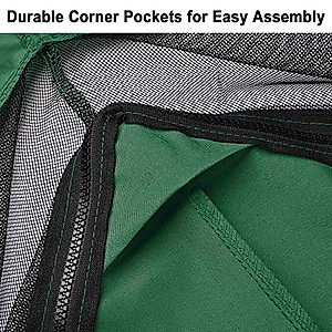 8x8 ft Garden Canopy Gazebo Replacement Top Green