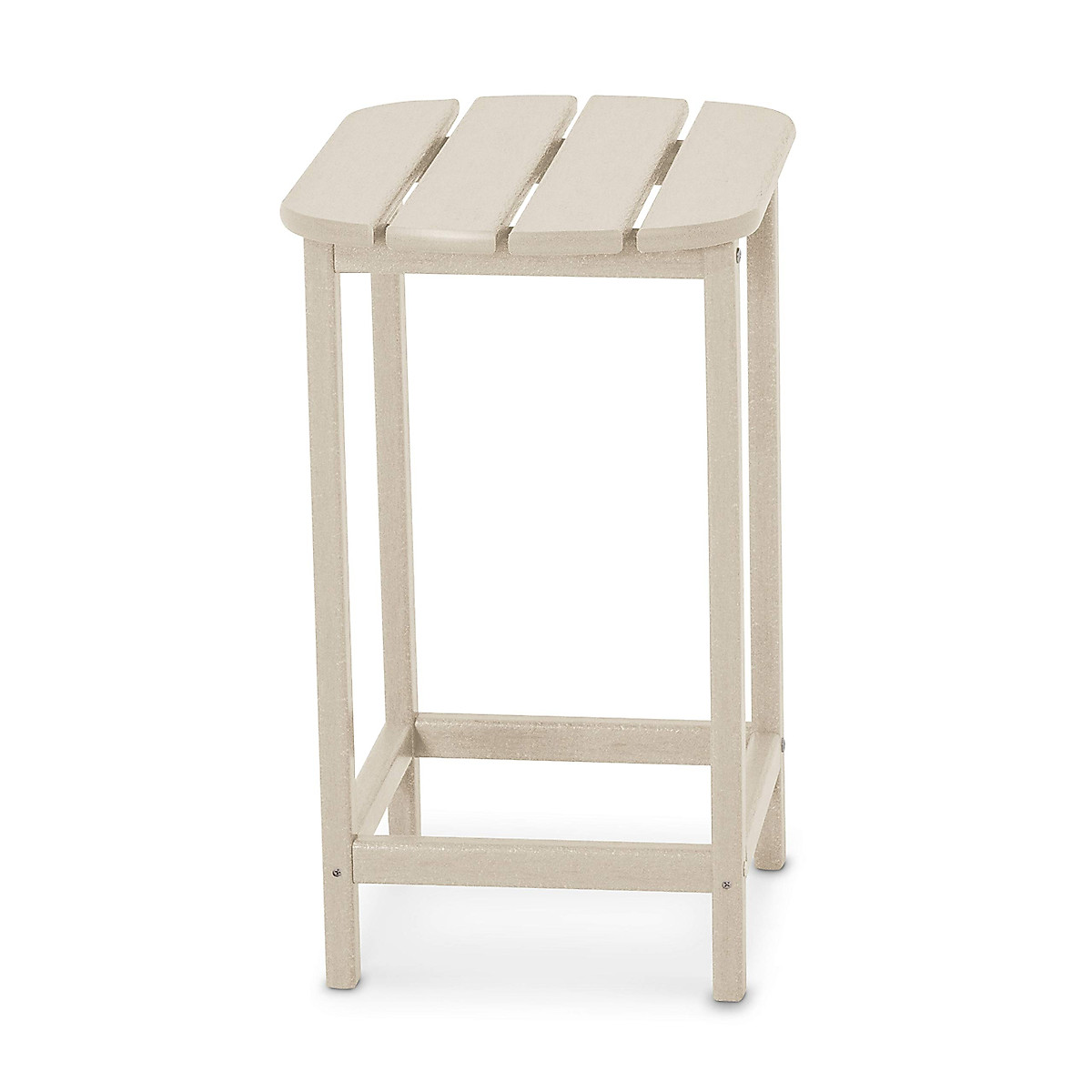 POLYWOOD SBT26SA South Beach 26-Inch Counter Side Table, Sand