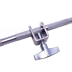 Jiayouy Cowbell Mounting Bracket with Steel Arm Rod Drum Set Holder Clamp Adjustable Mount for Percussion Cowbells, Jam Blocks, Tambourines