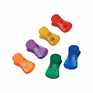 Farberware Classic Wide Bag Clips, 6 CT, Colors may vary