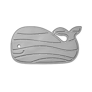 Skip Hop Non-Slip Baby Bath Mat, Moby, Grey