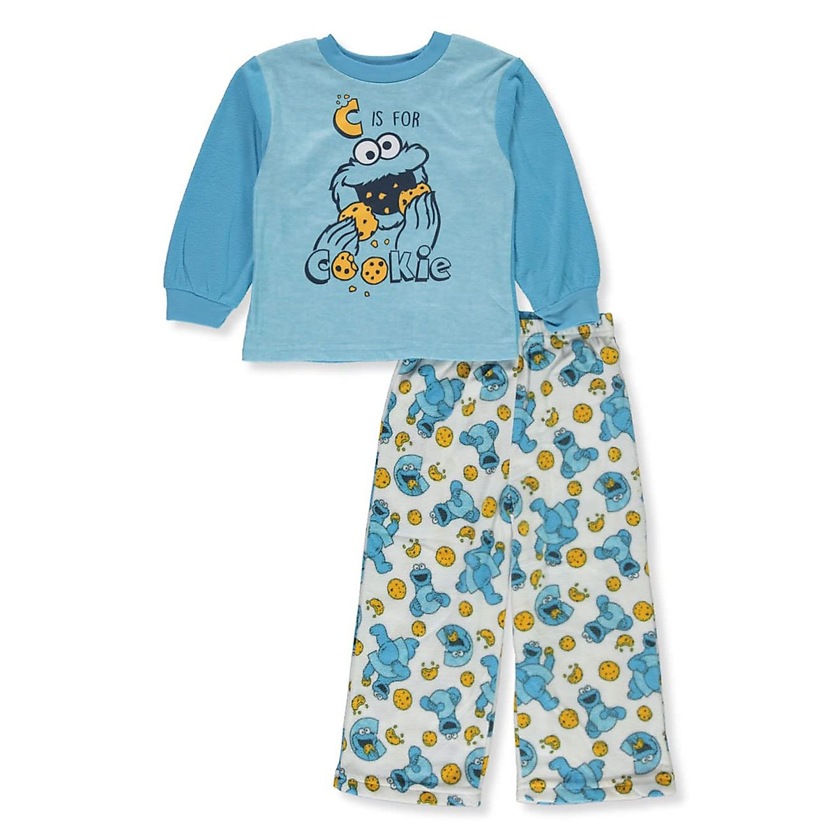 Favorite Characters Baby Boy's Sesame Street Microfleece Two-Piece Set (Toddler) Assorted 3T Toddler