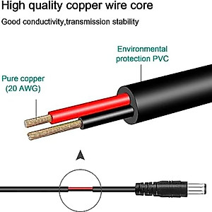 Musstad USB to DC Charging Cable PC Laptop Charger Power Cord for Wasp Barcode Technologies WWS500 WWS550i Freedom Series Cordless Bar Code Scanner