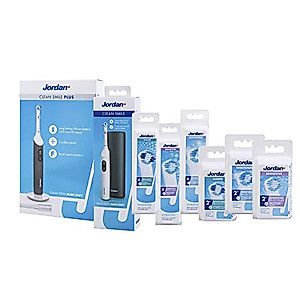 Jordan ® | Green Clean Electric Toothbrush Heads for Electric Toothbrush | Green Clean Sustainable Electric Toothbrush Brush Heads | Oral B Compatible | 2 Units Pack
