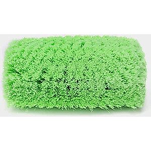 Forgrace 12" Car Wash Brush with Medium Soft Bristle for Auto RV Truck Boat Camper Exterior House Washing Cleaning, Green Plus