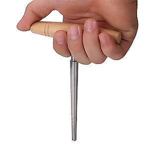 Violin Peg Hole Reamer with Wood Handle for 3/4 4/4 Violin Violin Reamer Violin Peg Reamer