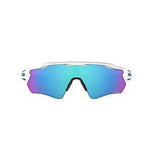 Oakley OO9208 Radar Ev Path Sunglasses+ Vision Group Accessories Bundle(Polished White/Prizm Sapphire (920873), mens