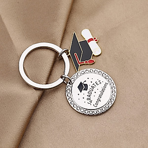 TTJHGYQO High School Graduation Gifts For Him, Friendship Graduation Keychain Daughter Graduation Gifts for Her Him Women Best Friend Keychain Nurse Graduation Gift Ideas