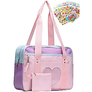 BOYOWO Japanese Bag kawaii wallet Anime Sticker tote bag ita bag crossbody kawaii stuff cute school supplies aesthetic messenger bag backpacks for woman essentials