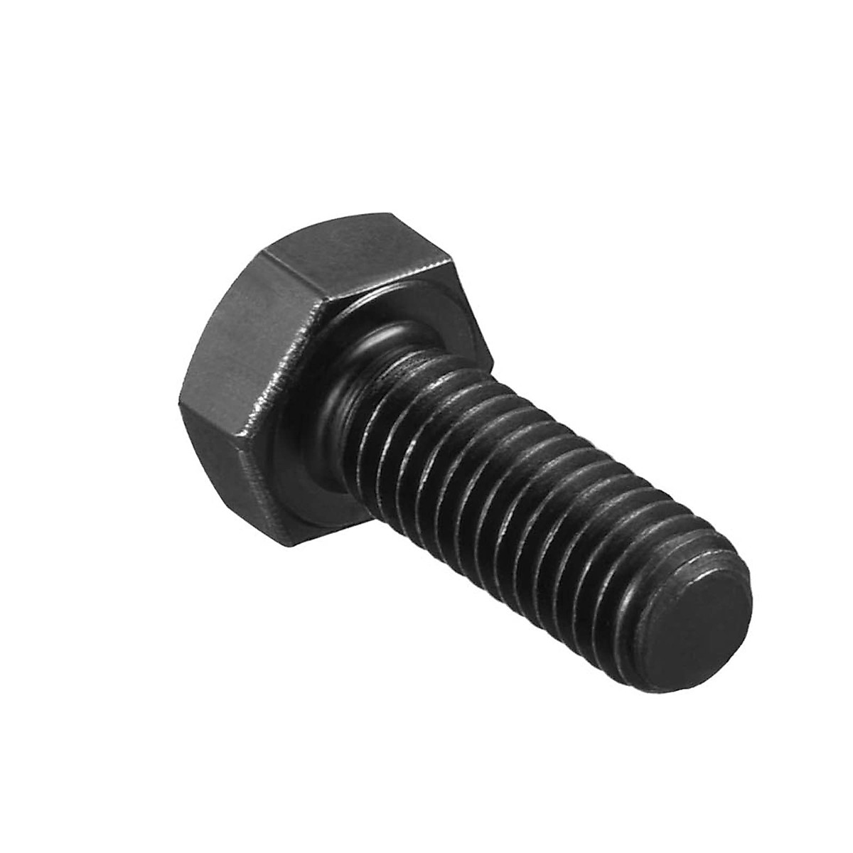 M14-2 x 70mm Carbon Steel Grade 8.8 External Hex Head Screw Bolts Metric Thread Hexagon Bolts Fastener for Hardware Furniture Machinery Black 4pcs