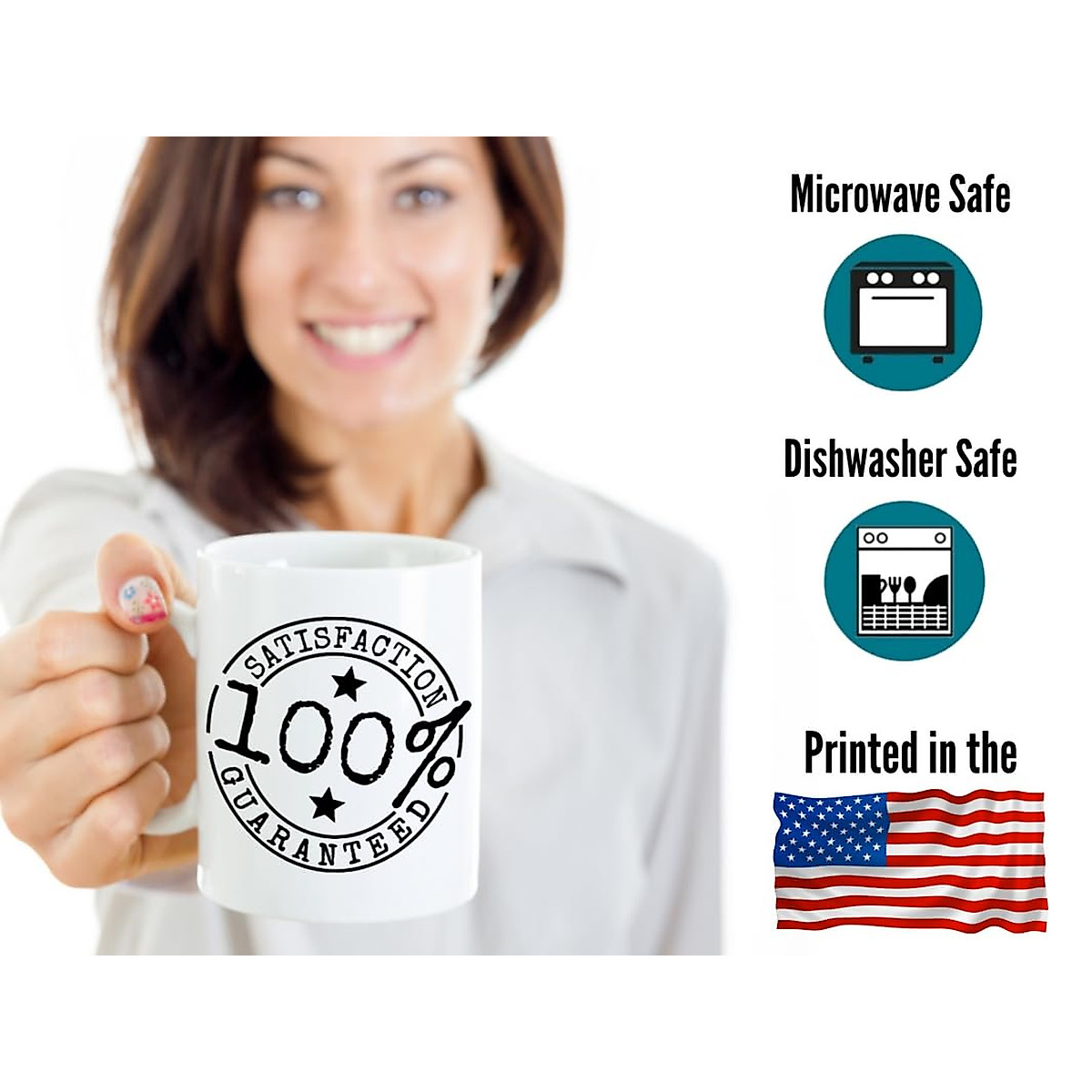 EzGift Funny StepMom Mug Gift from Stepdaughter Stepson I Smile Because Youre My Step Mom Birthday Mothers Day StepMother Gag Present Cof White