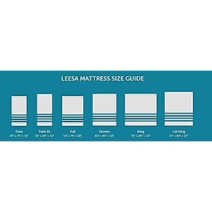 Leesa Original Foam 10" Mattress, Full Size, Cooling Foam and Memory Foam / CertiPUR-US Certified / 100-Night Trial, Grey