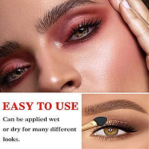 LZYLLS 12 Shades Nude Matte Eyeshadow Palette,Shimmer Naked Eyeshadow Palette,Eye Shadow Palette Natural Flash Waterproof Durable Smoked Professional Makeup Palette With Brush(Pearl)