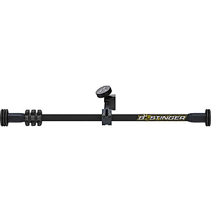 Bee Stinger B-Stinger MicroHex Counter Slide Stabilizer Dovetail Matte 15", Black