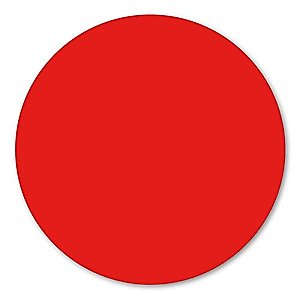 Red Polka Dot Magnet by Magnet America is 4" x 4" Made for Vehicles and Refrigerators