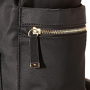 Calvin Klein Belfast Nylon Buckle Backpack, Black/Gold