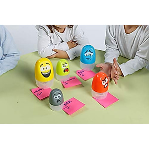 Miniland Emoticapsules. Multicolor and Funny Toy which Represent The Basic Emotions and Invite Children from 2 to 6 Years to Recognize Daily Feelings. SEL Learning