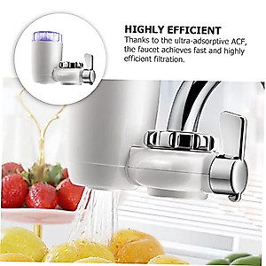 PLAFOPE 2pcs Water Purifier Water Filter Sink House Water Filter Ceramic Water Filter Faucet Water Filter Faucet Filter tap Water Filter Faucet Filtration System Faucet Ceramic Filter