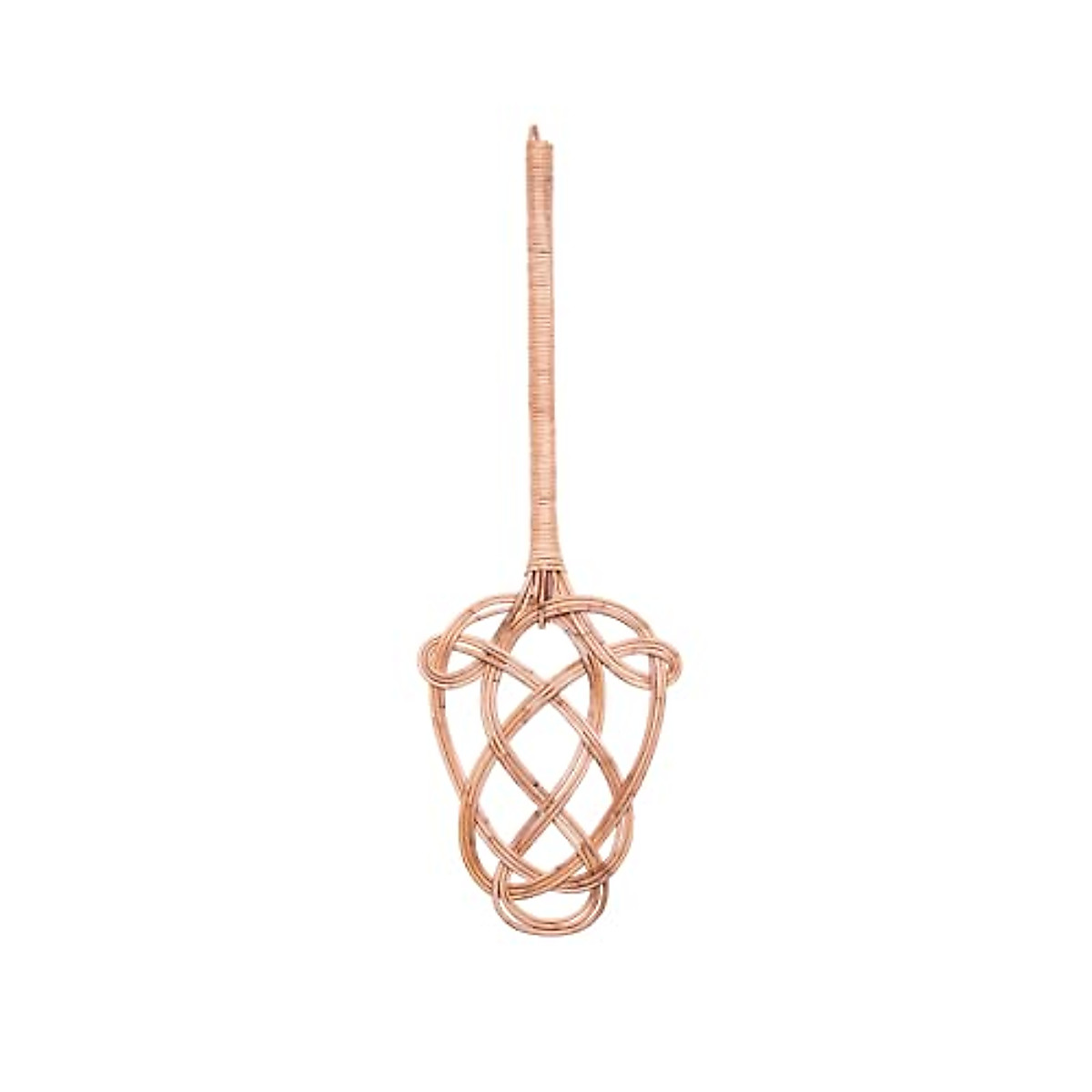 SN SKENNOVA - 25 inch Overall Length of Authentic Rattan Carpet and Rug Beater Wicker Rattan Rug Handmade