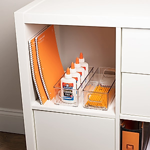 bHome & Co Clear Plastic Storage Bins - Pantry Organization and Storage Containers Small Stackable Clear Storage Bins Containers for Organizing - Kitchen Organization - Fridge Pantry Organizer Bins