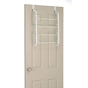Whitmor Over The Door, White Towel Rack, Medium
